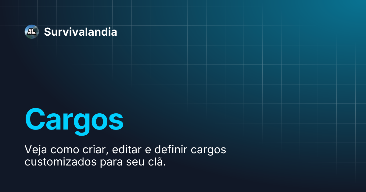 Cargos | Survivalandia